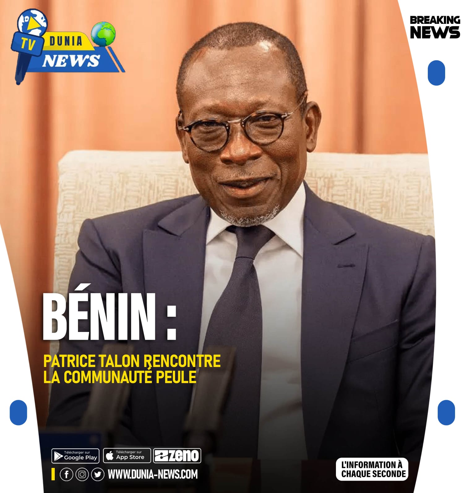 Bénin : Patrice Talon rencontre la communauté peule - Dunia News