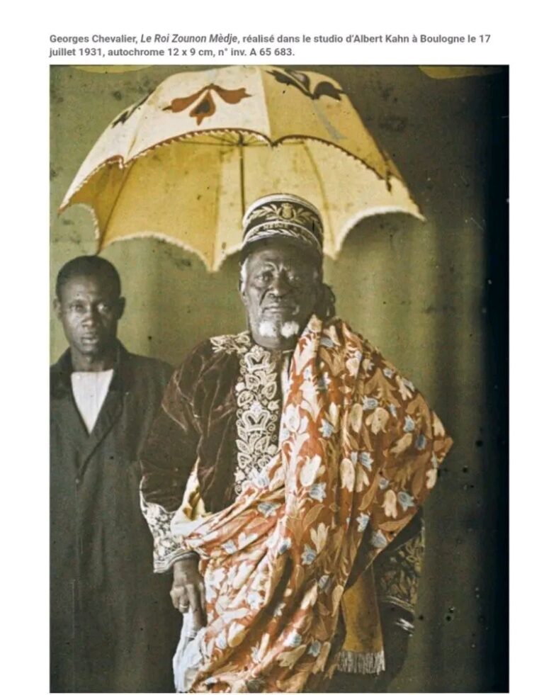 Zounon Mèdje, le roi de la nuit de Porto-Novo, immortalisé en 1931 par ...